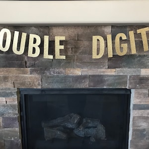 Double Digits Banner / Double Digits / 10th Birthday Party / 10th ...