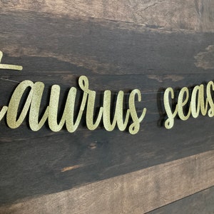 Taurus Birthday Banner, Taurus Season Birthday, Taurus Party ...