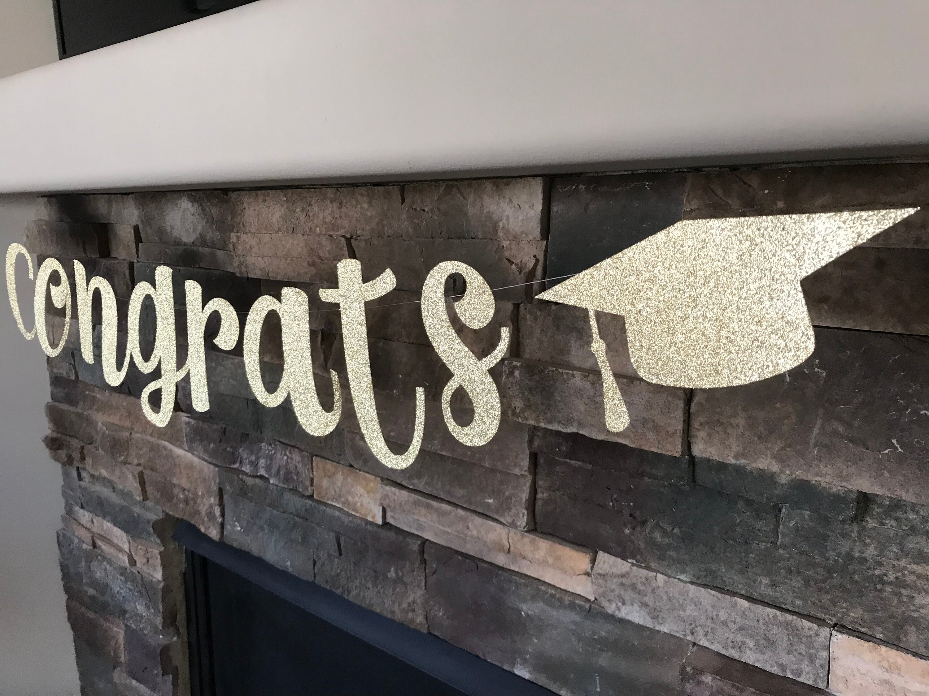 Graduation Party Decorations Congrats Banner Congrats Grad - Etsy