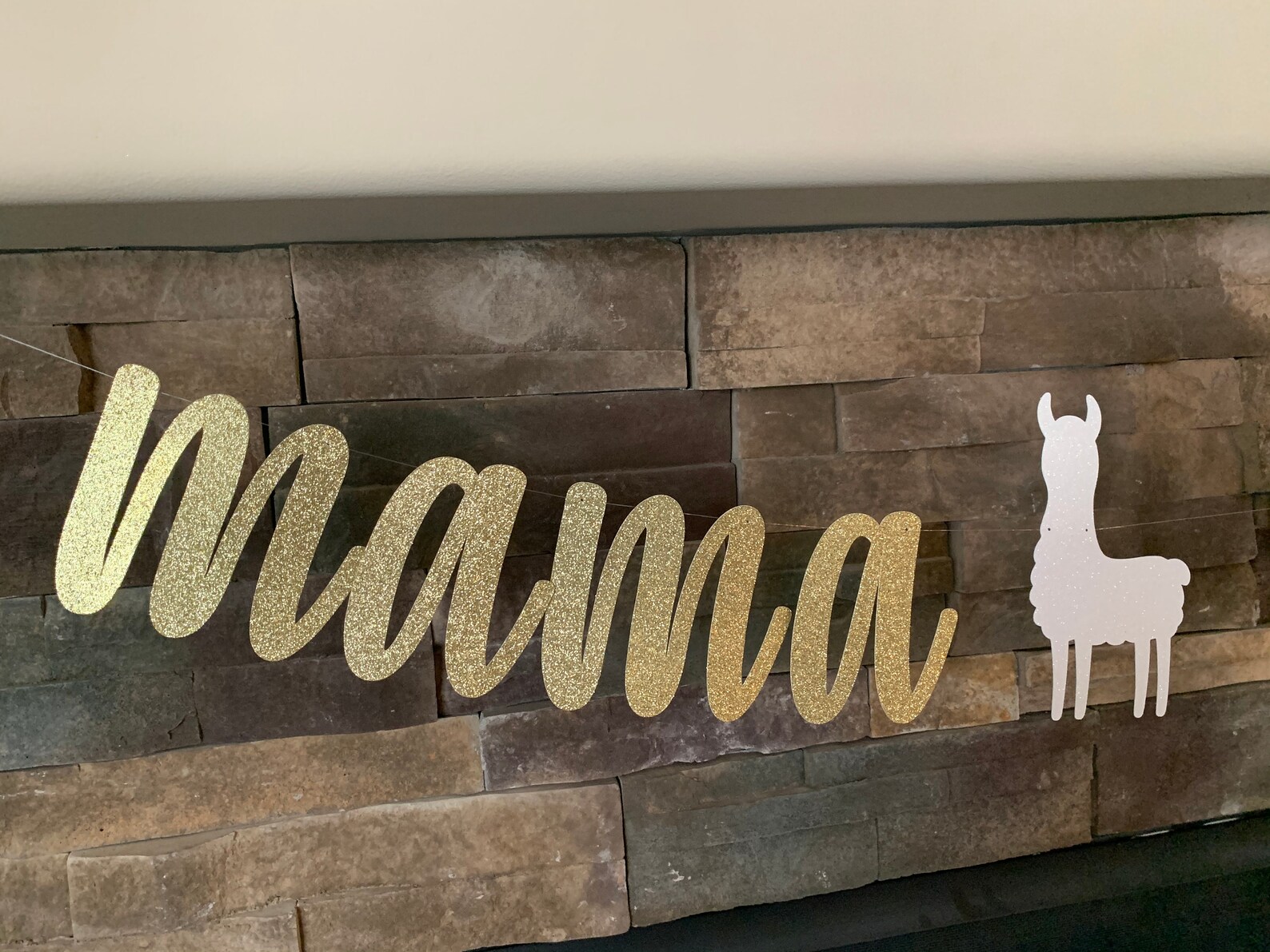 Mama Llama Banner, Llama Decorations, Llama Baby Shower Decorations ...