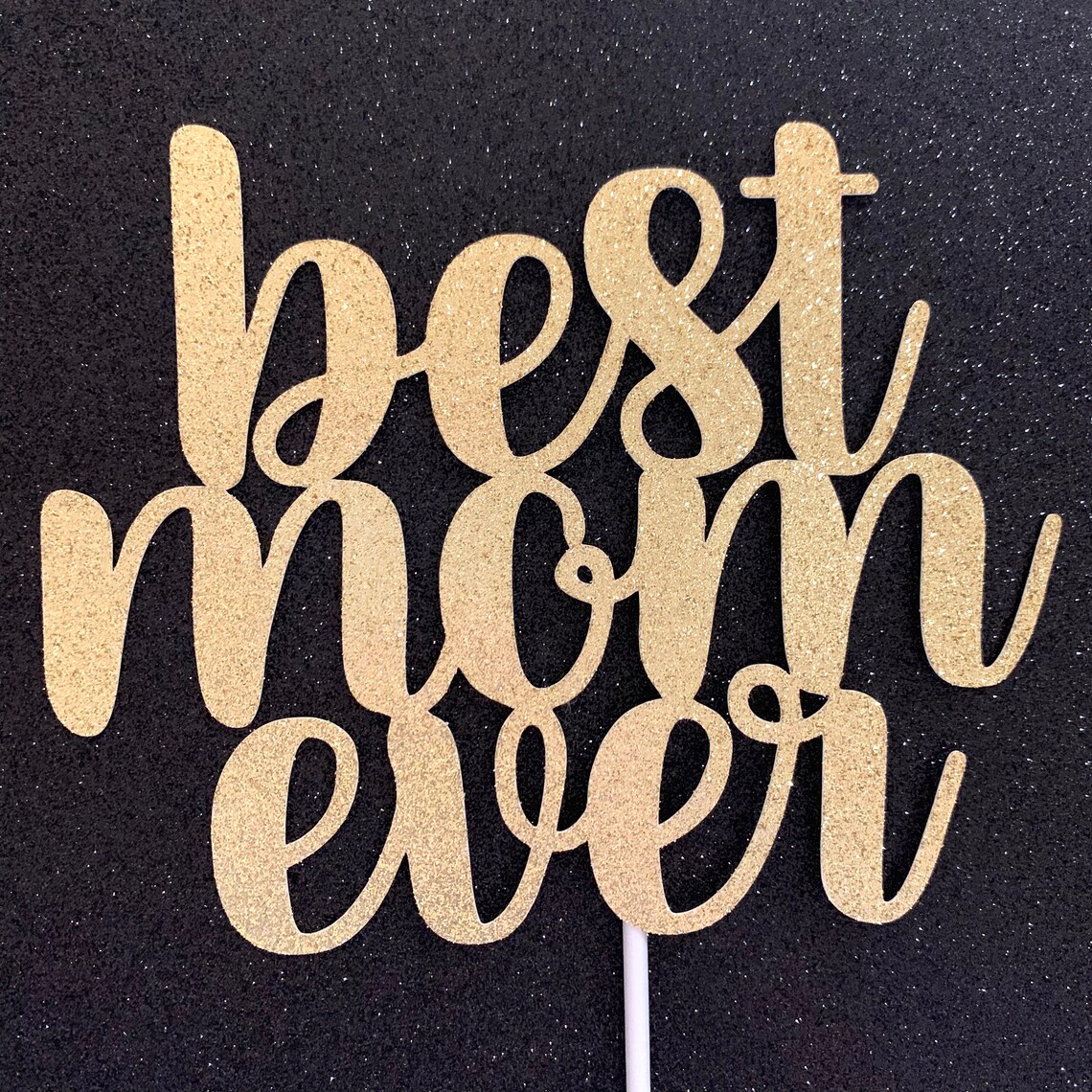 Best Mom Ever Cake Topper Happy Mothers Day Mothers Day - Etsy
