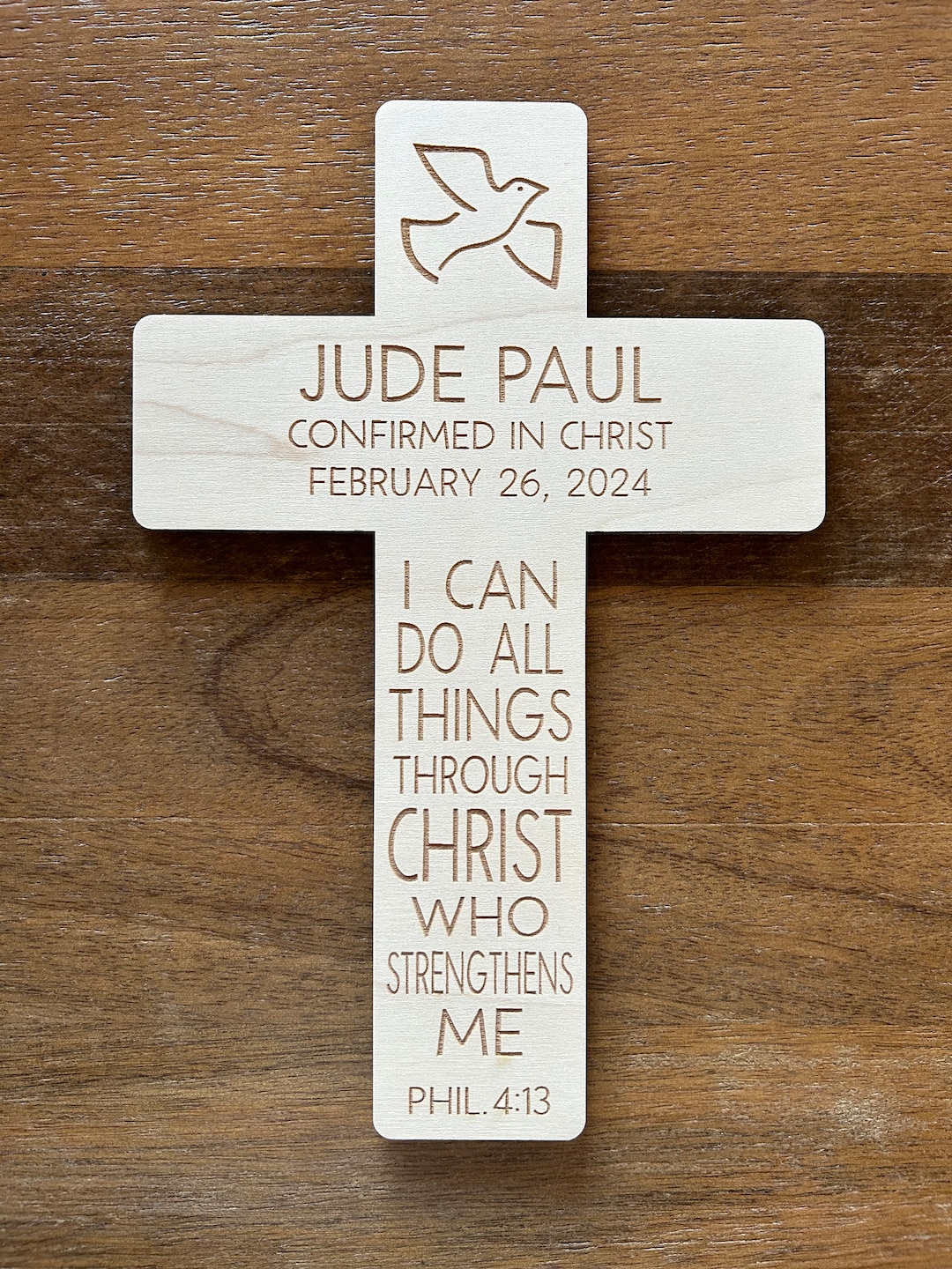 Personalized Confirmation Cross, Religious Gift, Confirmed, Custom ...