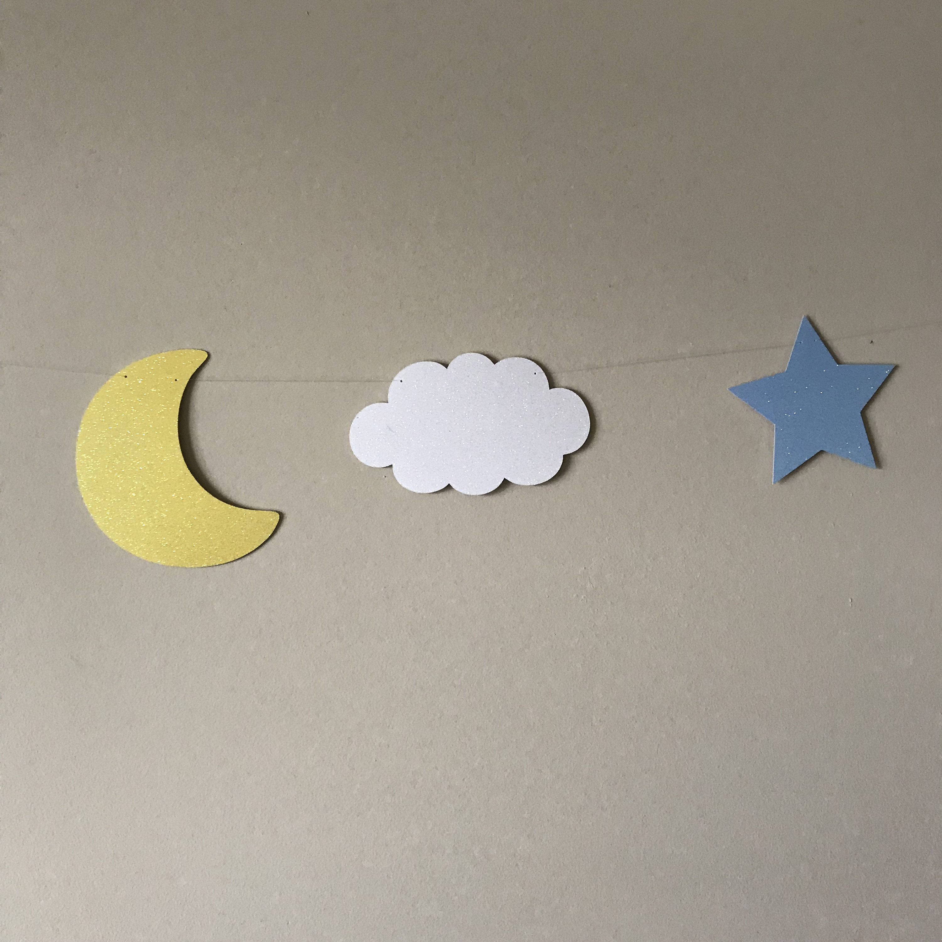 Moon Cloud and Star Banner / Twinkle Twinkle Banner / Moon - Etsy