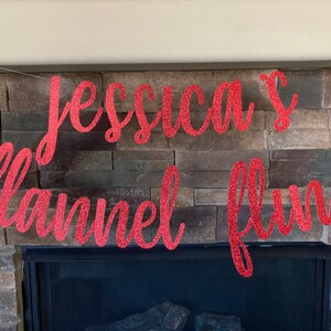 Custom Flannel Fling Banner, Flannel Fling Before the Ring Banner ...