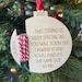 Personalized Height Ornament, Christmas Gift Ideas, Wooden Ornament ...