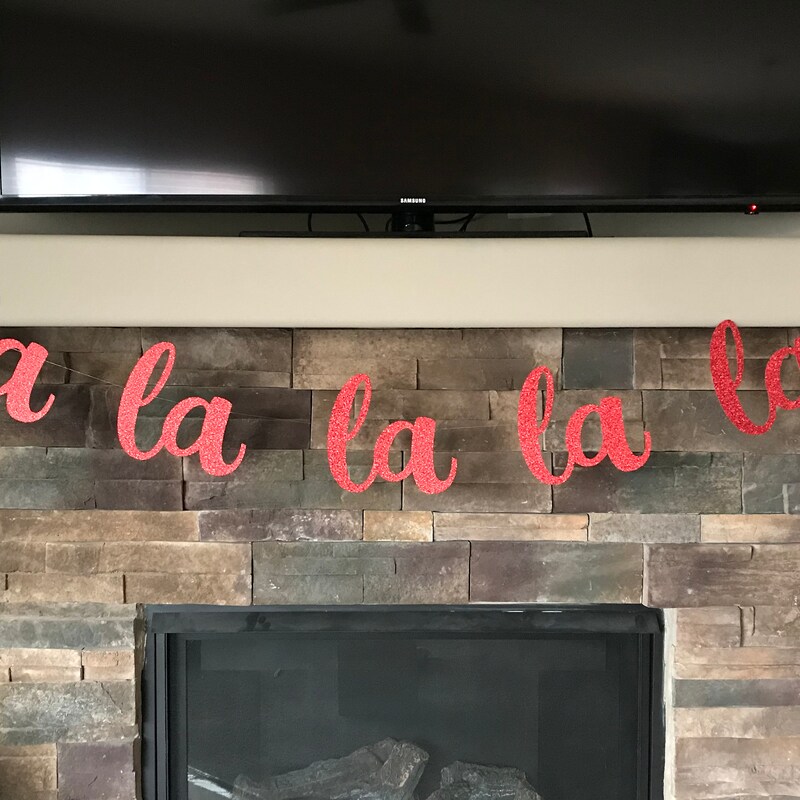 Fa La La Banner - Etsy