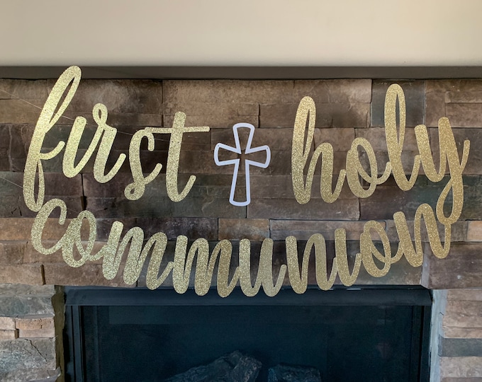 First Communion Cake Topper / First Reconciliation Cake Topper - Etsy