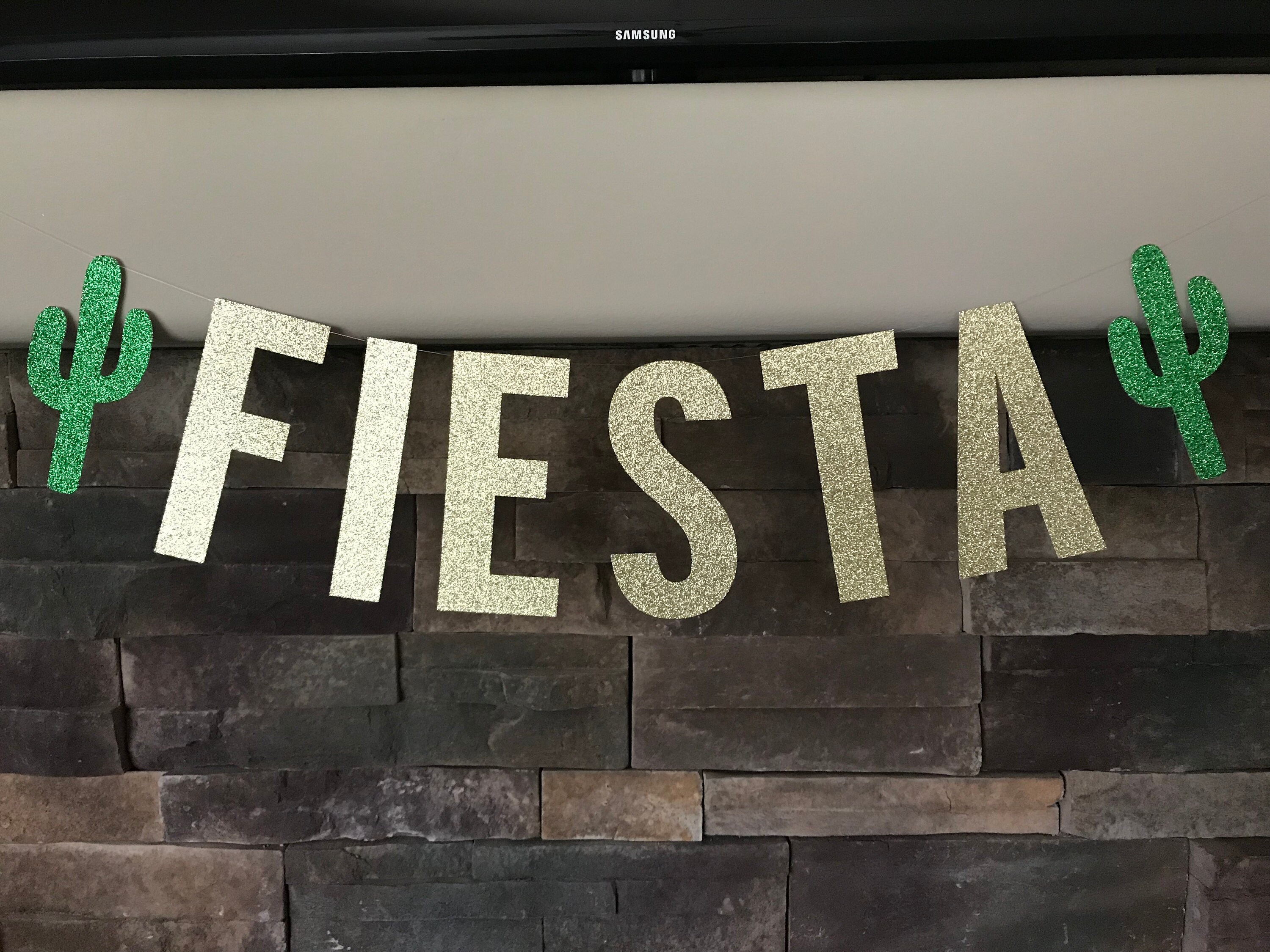 Fiesta banner / lets fiesta banner / taco bout a fiesta | Etsy