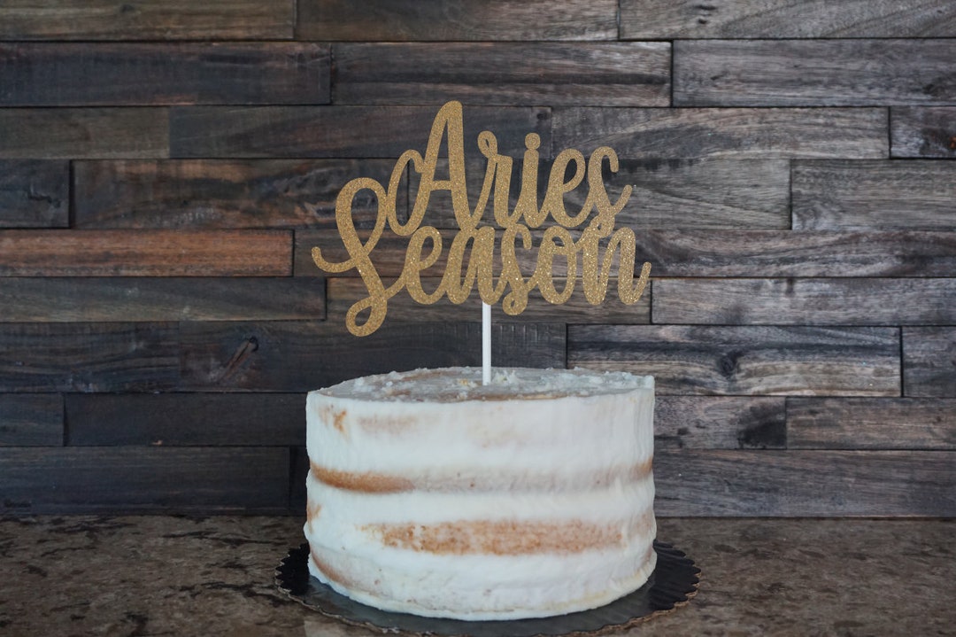 Aries Season Cake Topper, Aries Birthday Decorations, Aries Birthday ...