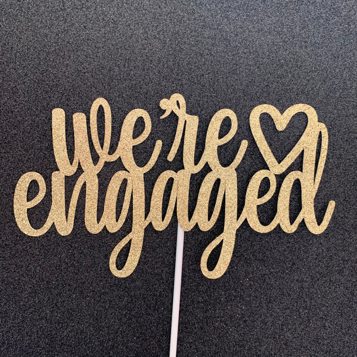 Were Engaged Cake Topper Engagement Cake Topper Engagement | Etsy