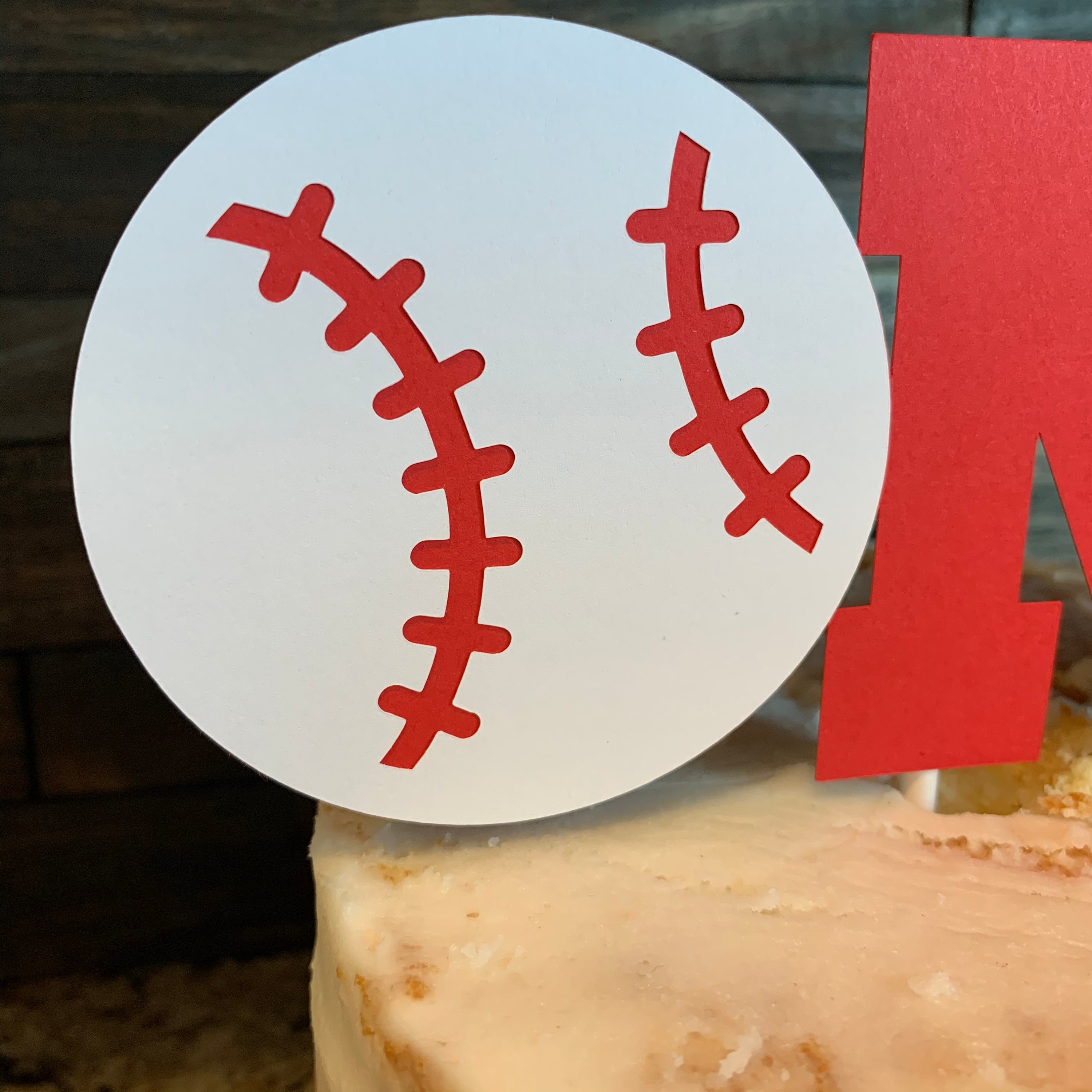 Baseball One Cake Topper Baseball First Birthday Baseball - Etsy