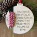 Personalized Height Ornament, Christmas Gift Ideas, Wooden Ornament ...