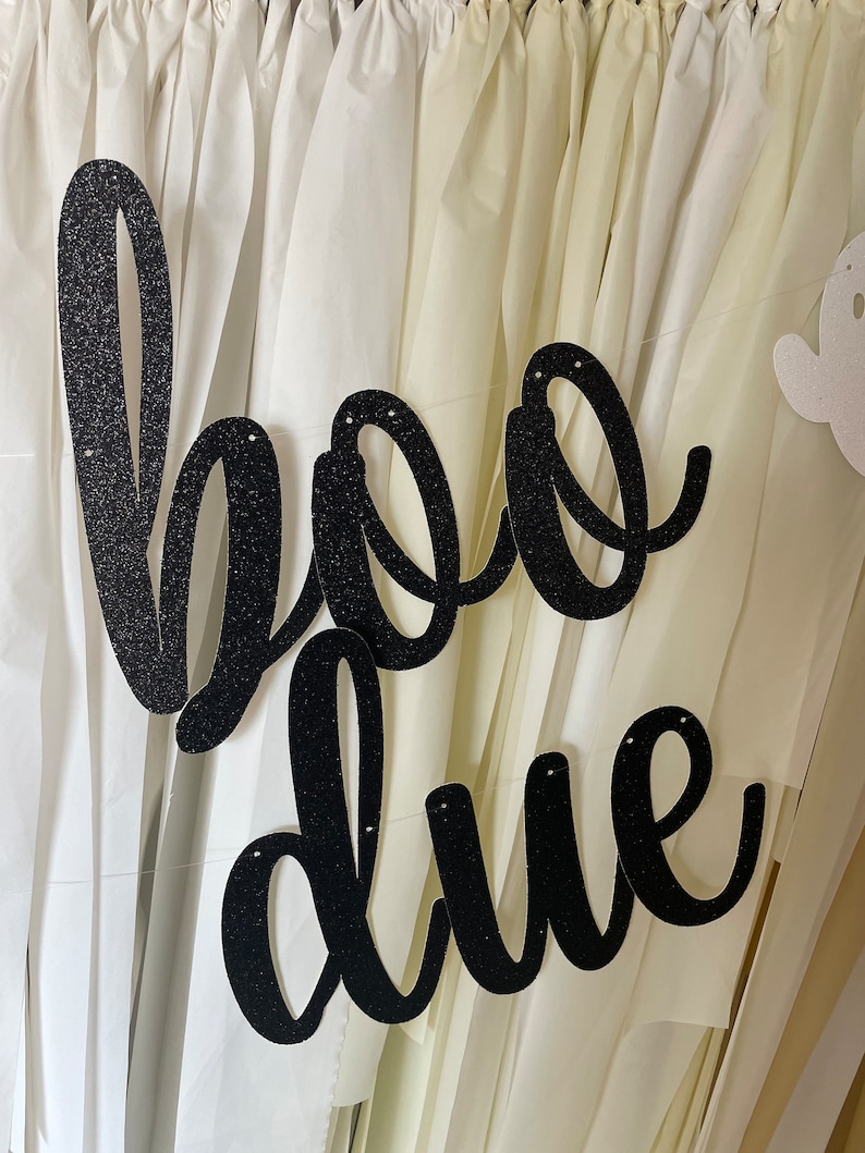 Ghost Baby Shower Banner Little Boo Banner a Little Boo is - Etsy