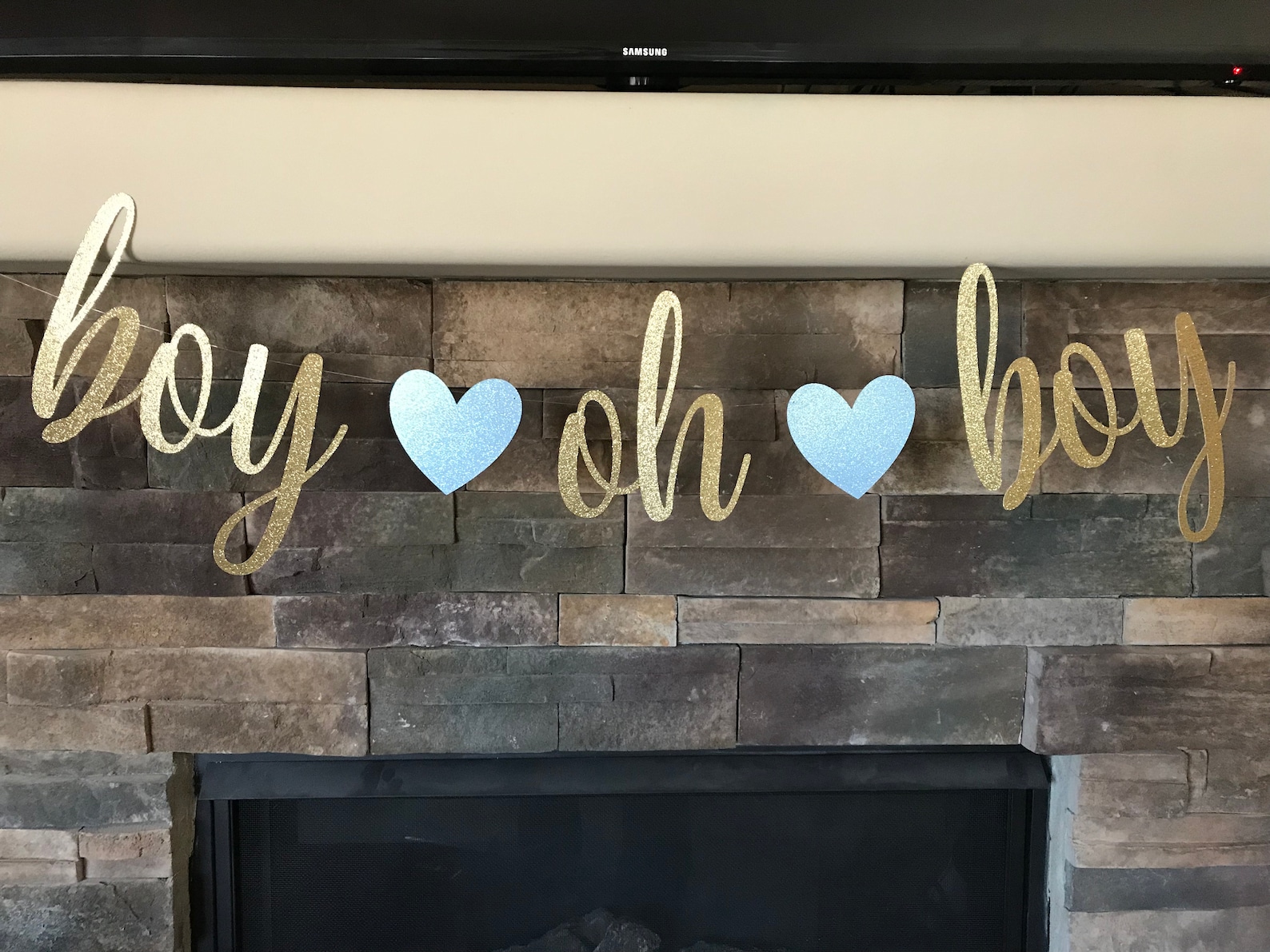 Boy Oh Boy Banner / Baby Shower Decorations / Boy Oh Boy Baby Shower ...