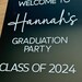Personalized 2024 Grad Sign, Graduation Prop, Custom Graduation Party ...