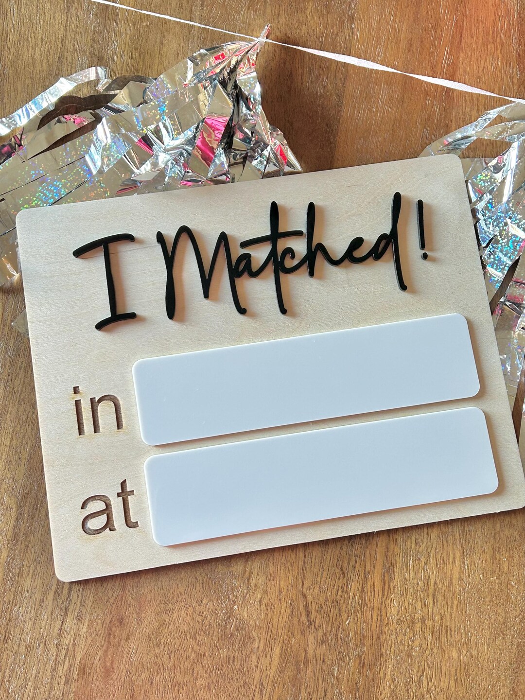 Medical Residency Match Day Sign: Wooden Celebration Decor - Etsy