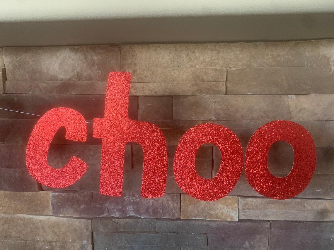 Choo Choo Im Two Train Banner Train Banner Train Party | Etsy