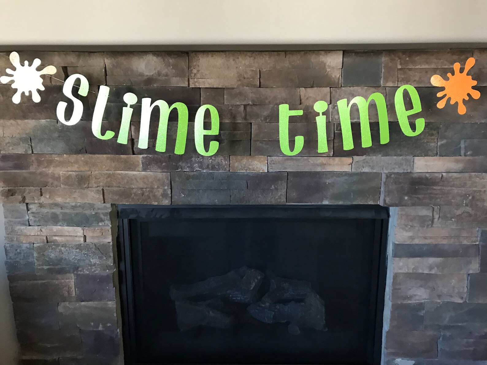 Slime Time Banner / Slime Banner / Slime Birthday / Slime - Etsy