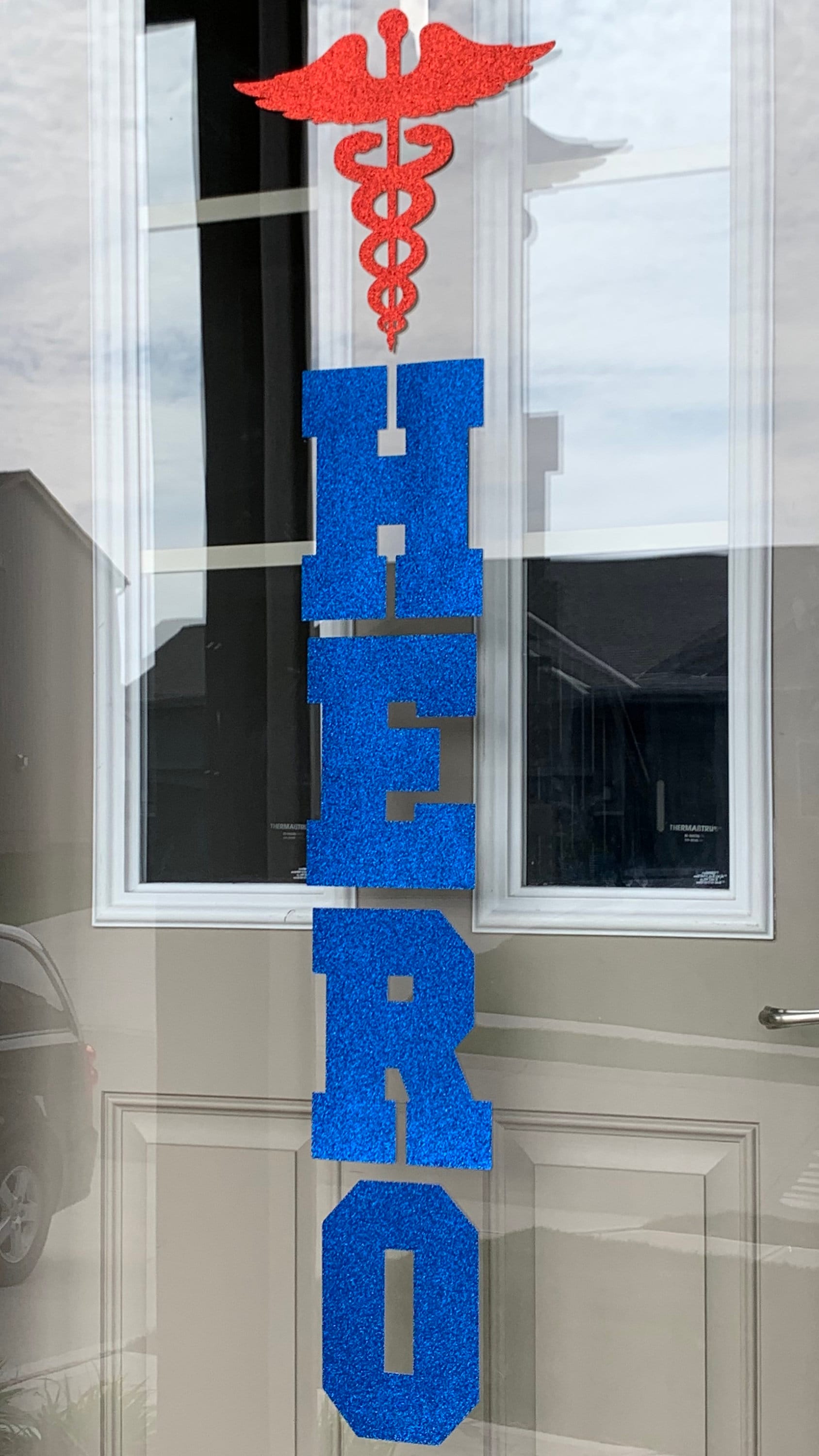 Hero Door Sign First Responder Essential Worker Local Hero | Etsy