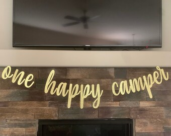 Happy Camper Banner | Etsy