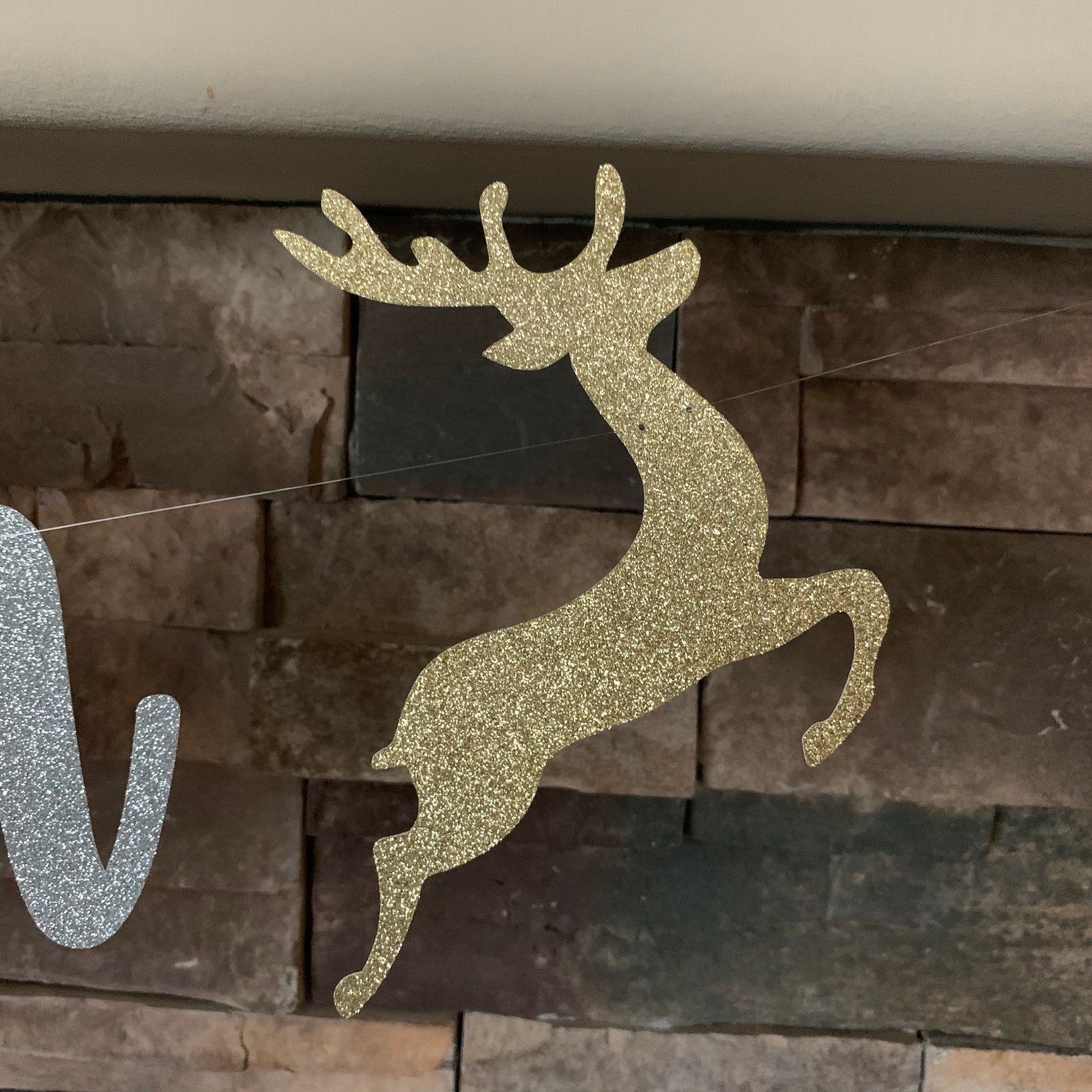 Custom Christmas Banner Christmas Banner Custom Reindeer - Etsy