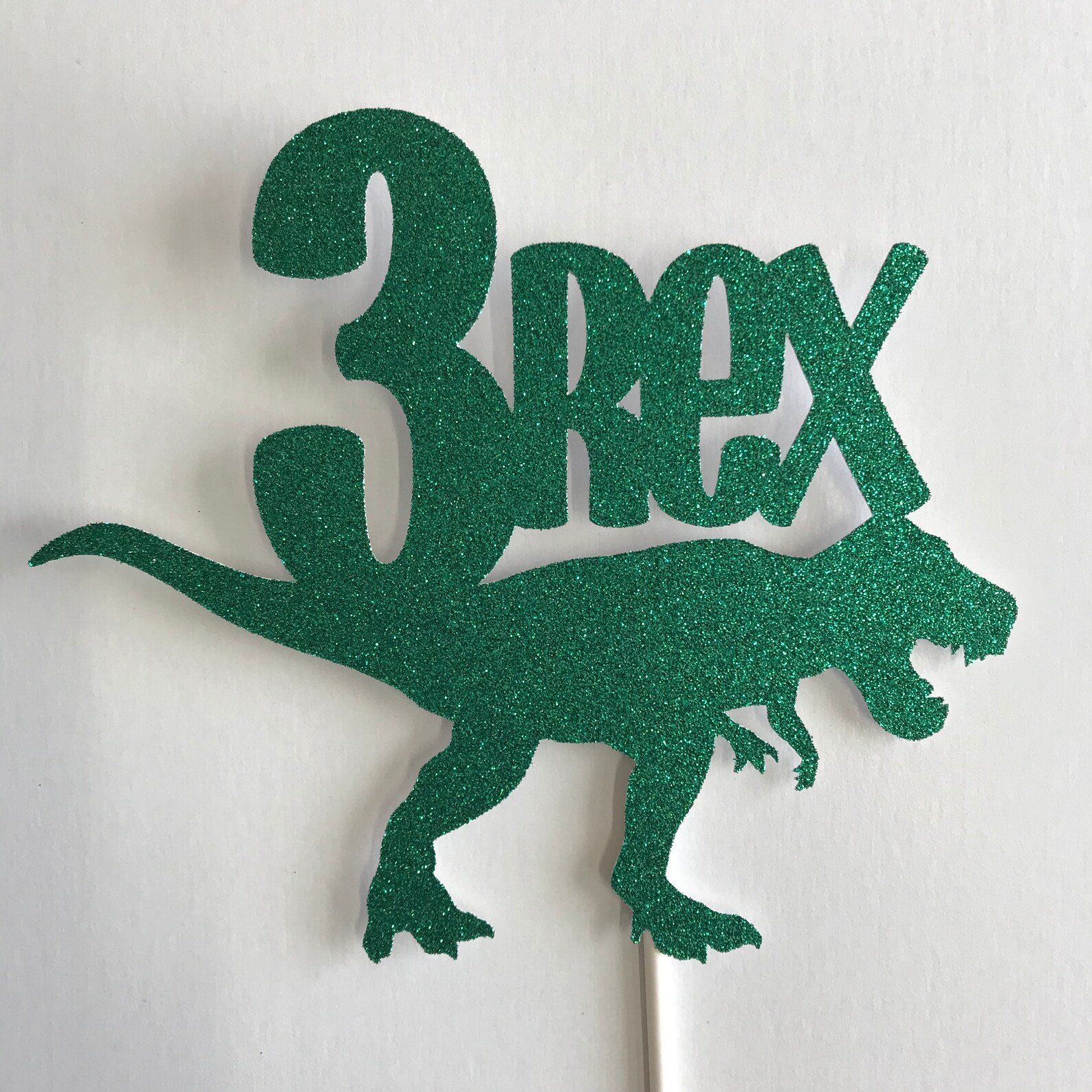 Three Rex Cake Topper / Three Rex / 3 Rex / Three Rex Birthday - Etsy