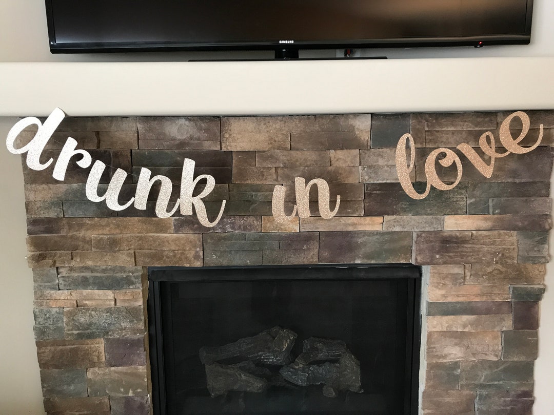 Drunk in Love Banner / Drunk in Love Glitter Banner / Bachelorette ...