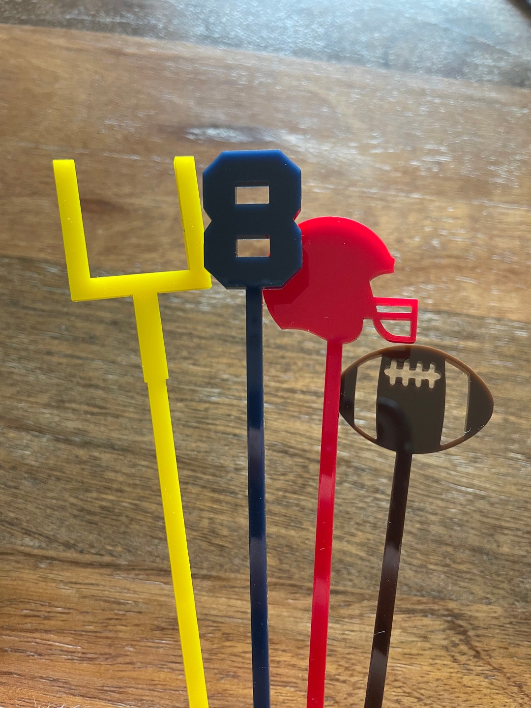 Football Stir Sticks, Football Drink Stirrers, Football Party ...