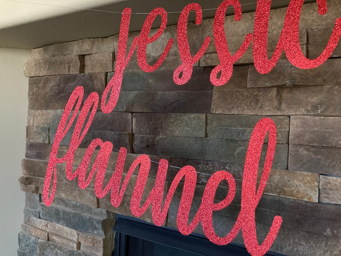 Custom Flannel Fling Banner Flannel Fling Before the Ring | Etsy