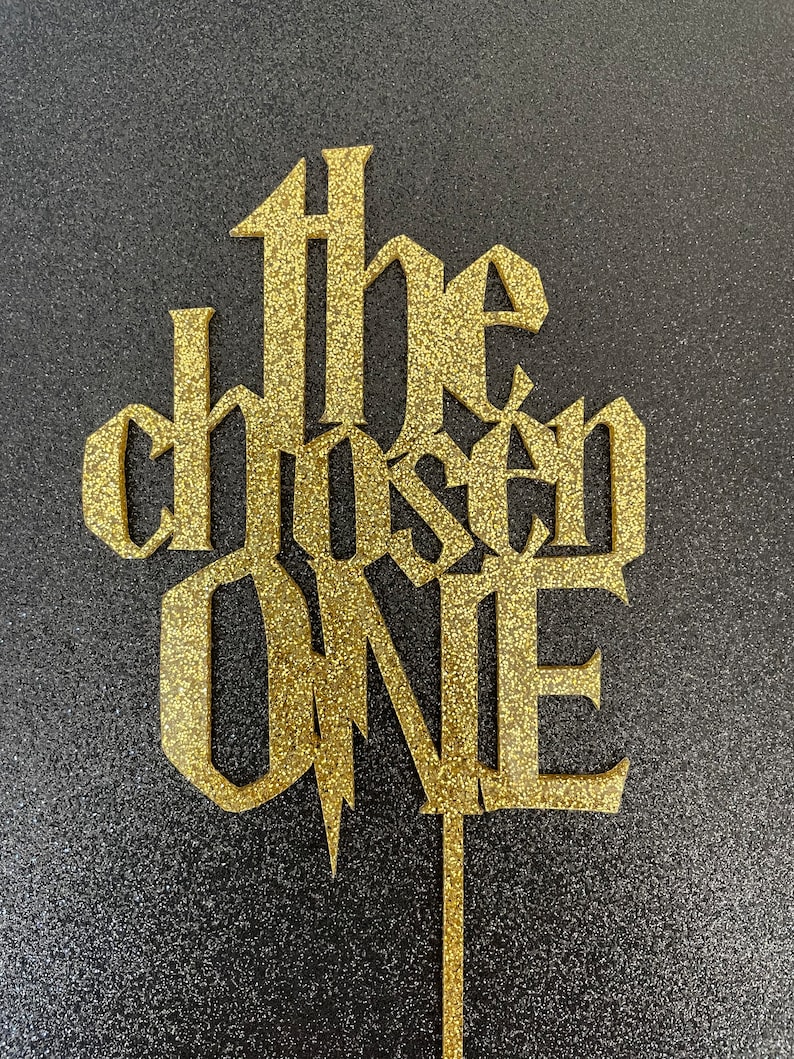 The Chosen One Cake Topper Wizard Themed 1st Birthday Party - Etsy