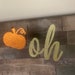 Oh Babies Banner Oh Babies Pumpkin Banner Twin Baby Shower - Etsy