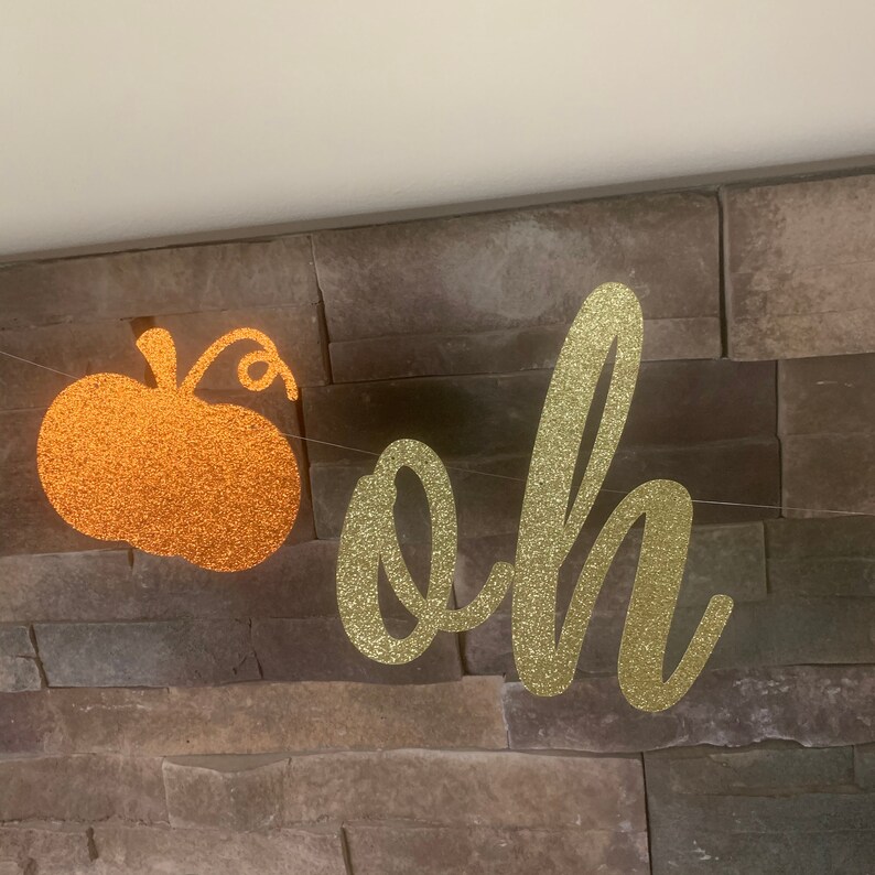 Oh babies banner oh babies pumpkin banner twin baby shower | Etsy
