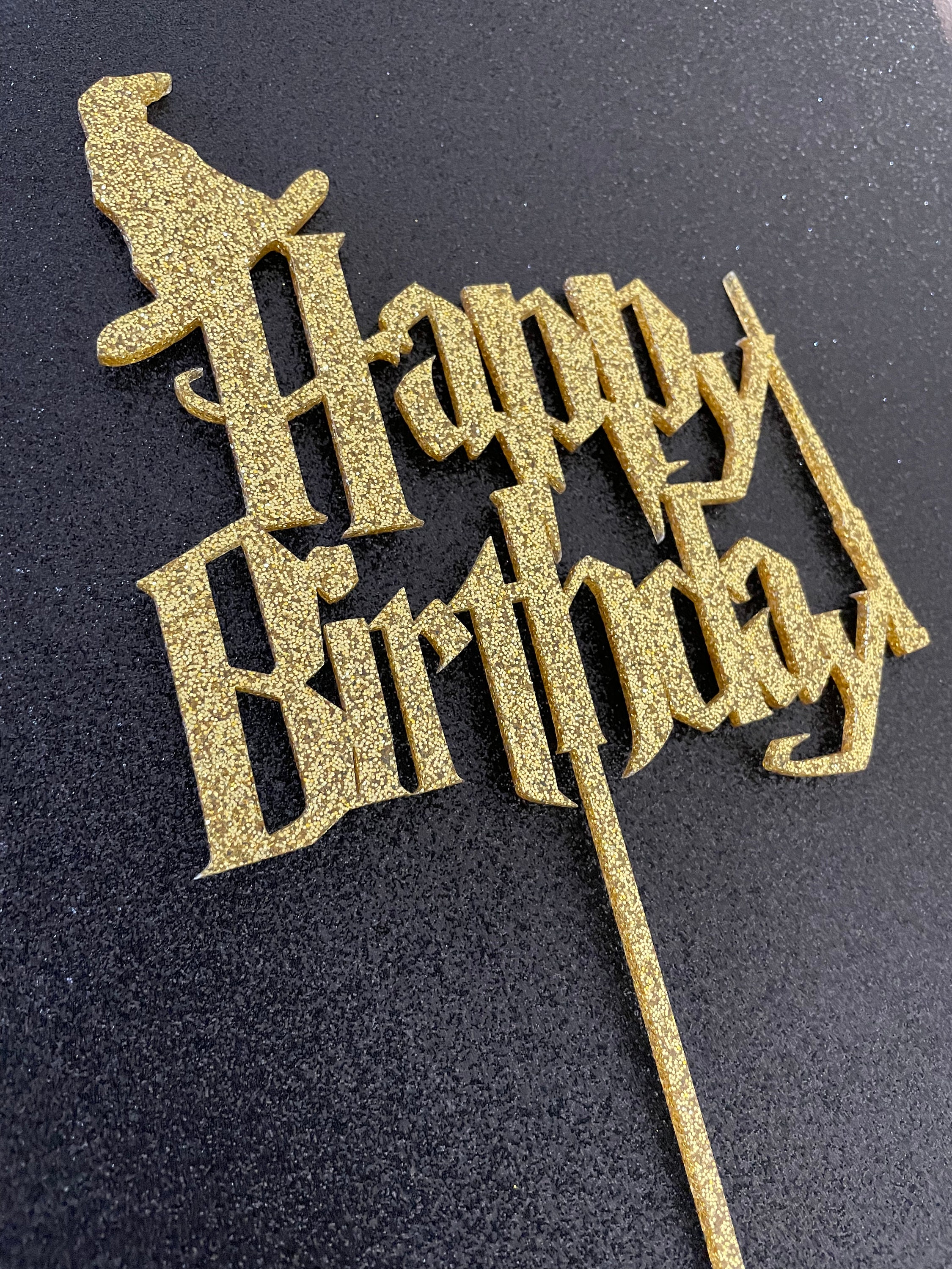 Wizard Happy Birthday Cake Topper Wizard Theme Cake Topper - Etsy