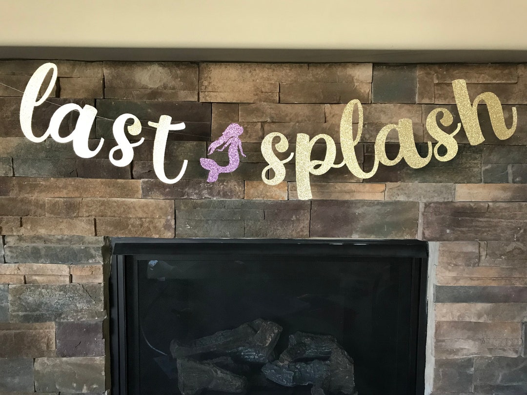 Mermaid Bachelorette Party Banner / Last Splash Banner / Mermaid ...