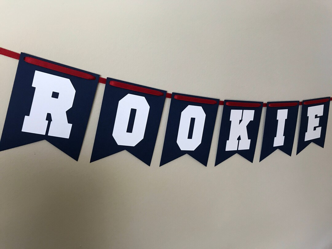 Rookie of the Year Rookie of the Year Banner Baseball - Etsy