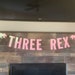 Three Rex Banner Girl Three Rex Three Rex Birthday Girl - Etsy