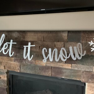 Let It Snow Banner, Happy Holidays Banner, Merry Christmas Banner, Be ...