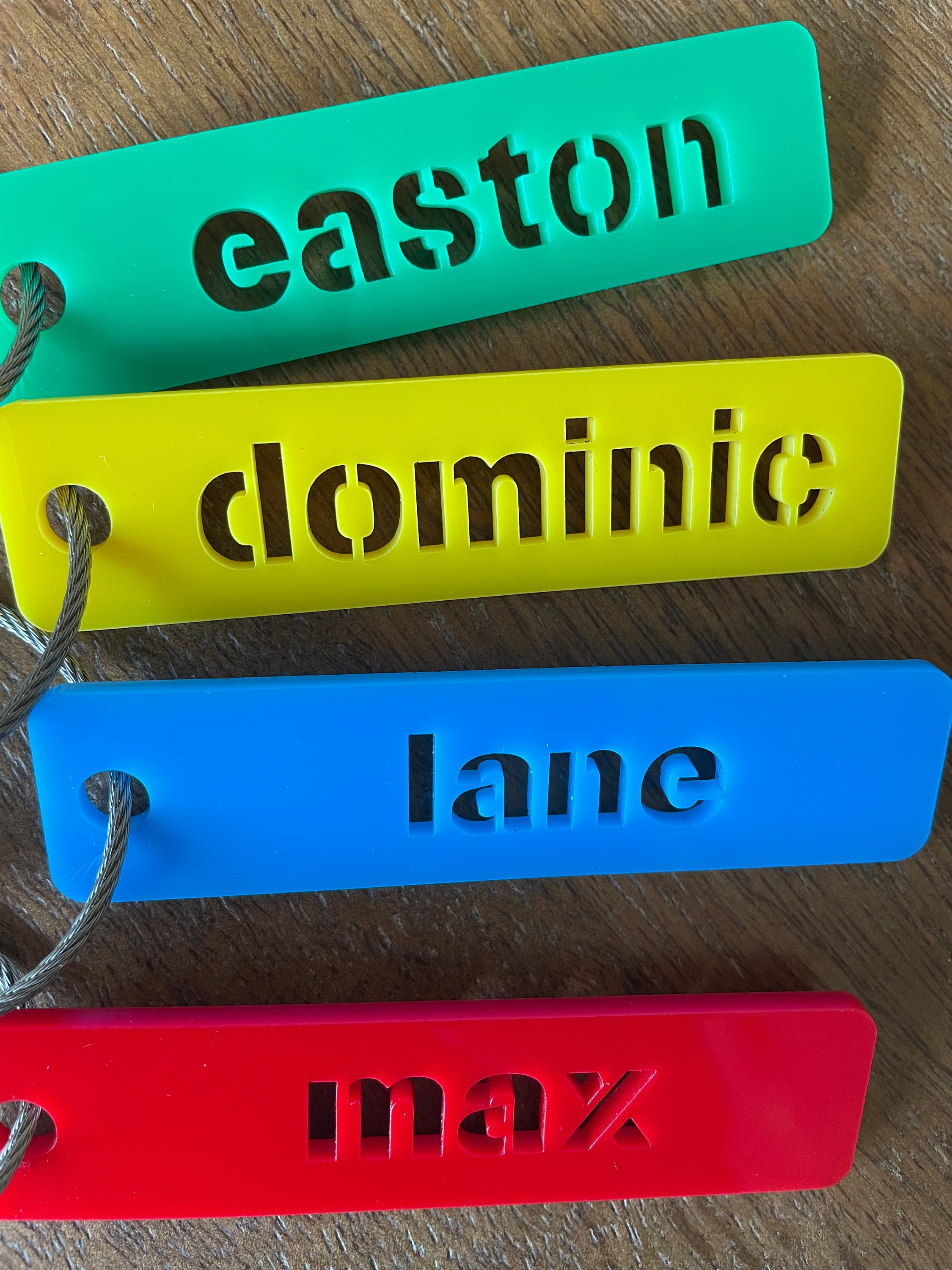 Personalized Name Tags for Bags Backpack Tags Sports Teams - Etsy