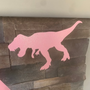 Three Rex Banner, Girl Three Rex, Three Rex Birthday, Girl Dinosaur ...