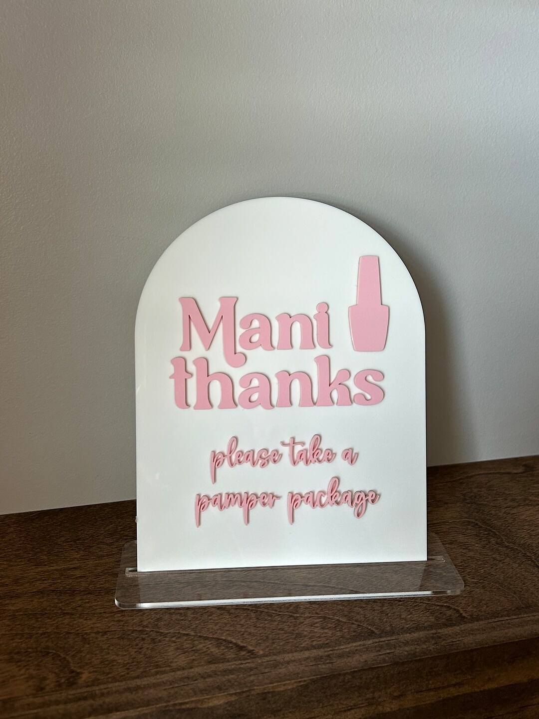 Nail Party Sign, Manicure Party Sign, Manicure Party Favor Sign, Mani ...