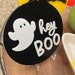 Hey Boo Sign Tiered Tray Halloween Sign Mini Sign Halloween - Etsy