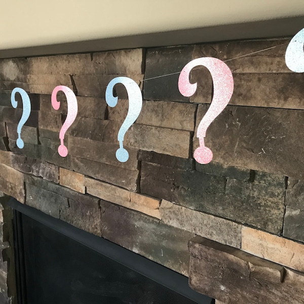 Question Mark Banner - Etsy