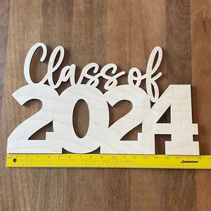 Class of 2024 Sign, Graduation Sign, Senior Pictures Sign, DIY Birch ...