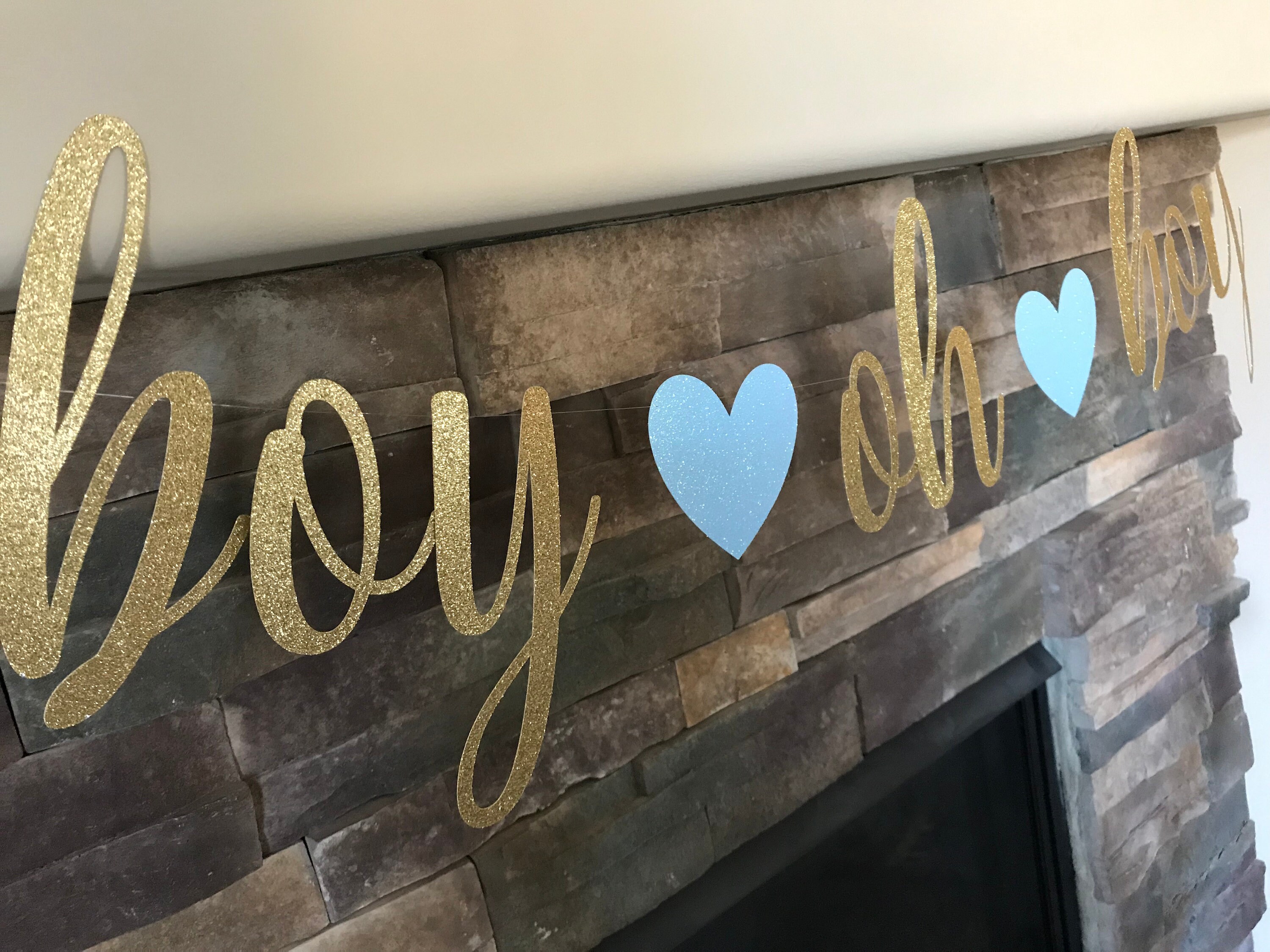 Boy Oh Boy Banner / Baby Shower Decorations / Boy Oh Boy Baby | Etsy