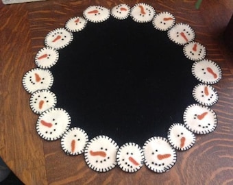 BFF Best Flakes Forever Holiday Table Mat Pattern | Etsy