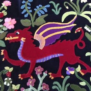 Medieval Dragon Pillow (pattern Only) - Etsy
