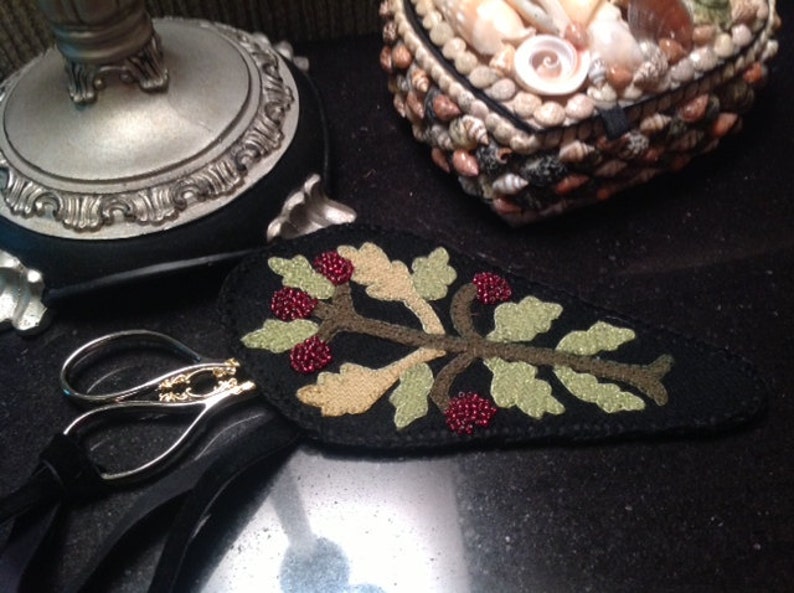 Victorian Beaded Scissor Case Pattern Only-not a Kit (approx. 3" X 6 ...