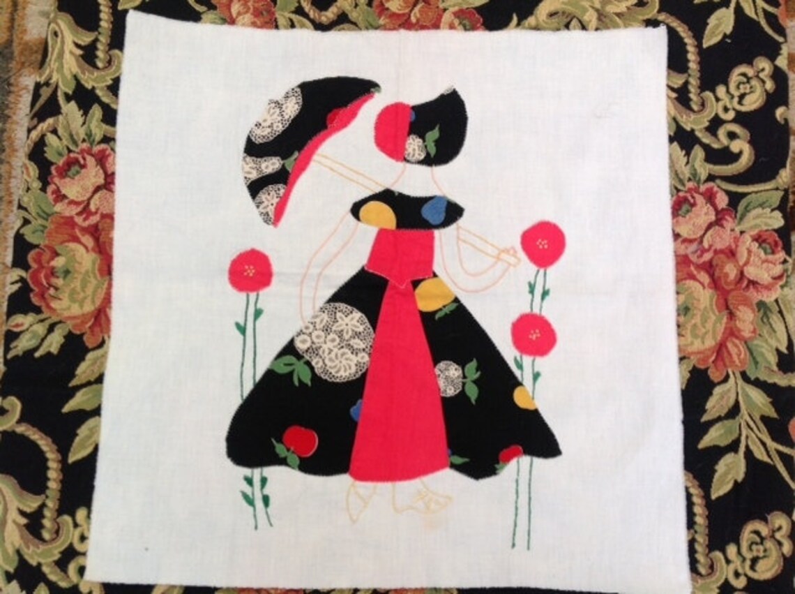 Vintage Parasol Lady Quilt Paper Pattern Only - Etsy