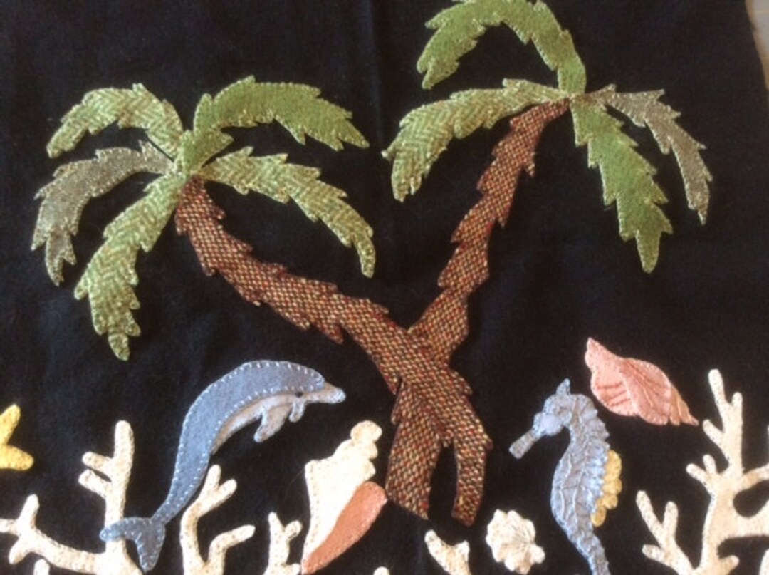 Tropical Tree of Life Pillow Pattern - Etsy