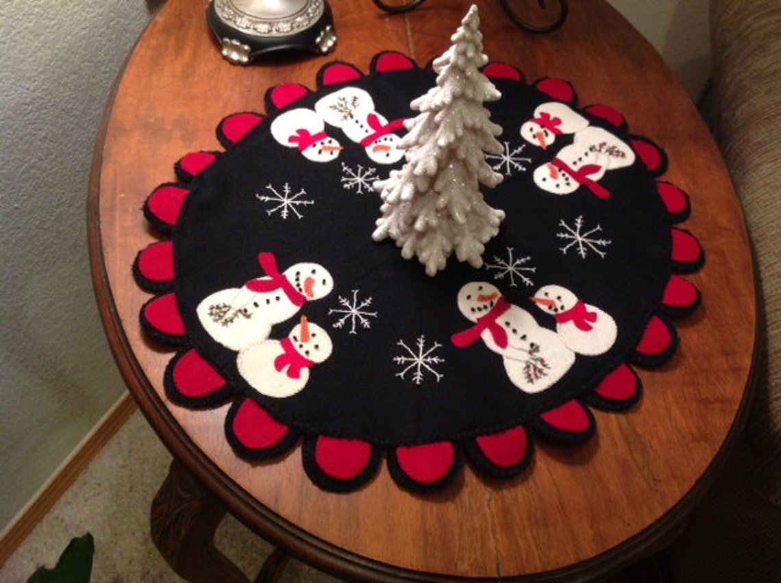 BFF- Best Flakes Forever Holiday Table Mat Pattern - Etsy